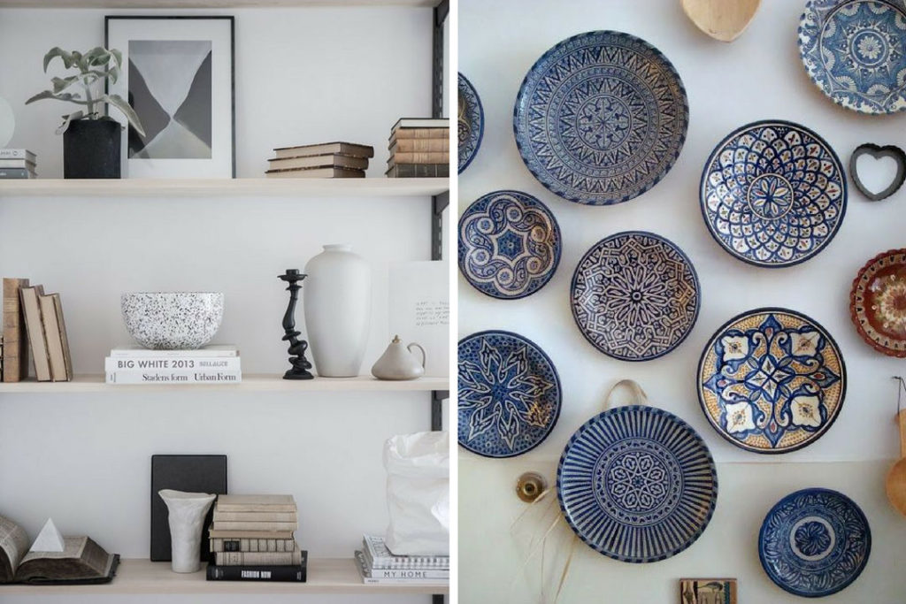 How to collect and display artisan home goods and get a modern look